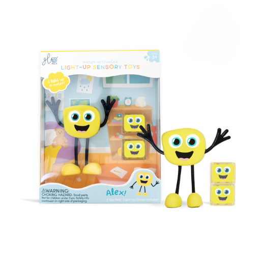 Glo Pal | Character Alex - Yellow – Bubba & Bear Kids Boutique